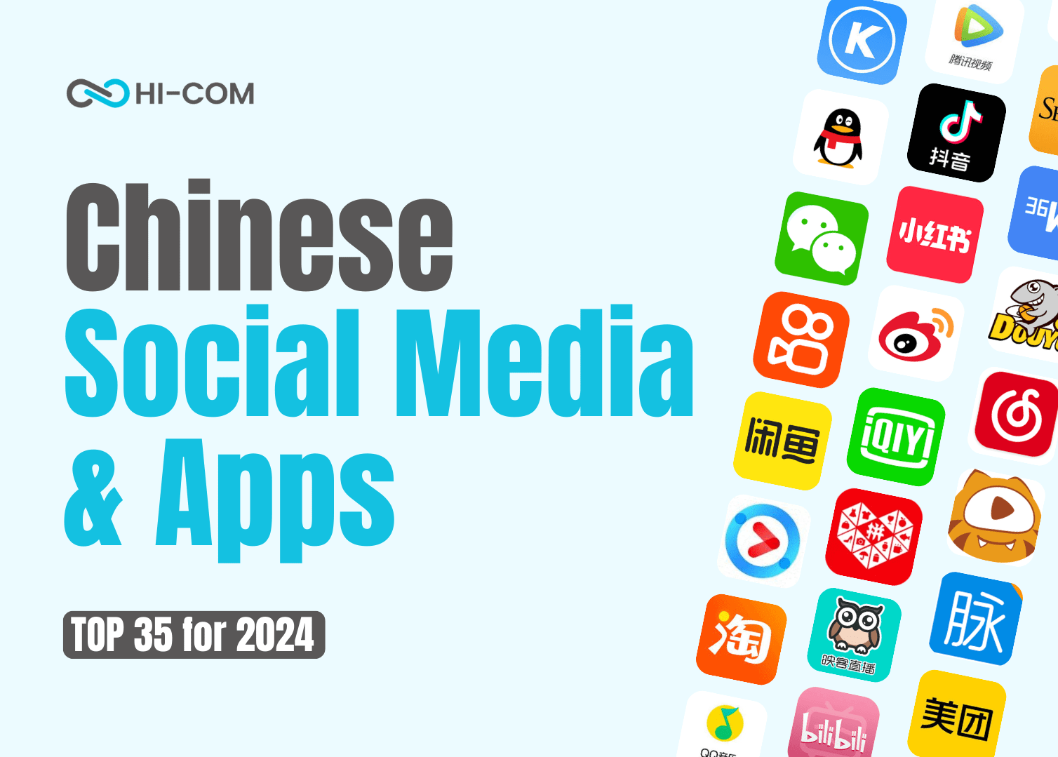 TOP 35 Chinese Social media Platforms in 2024 + Statistics!